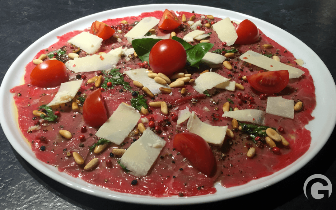 Carpaccio de boeuf à l'italienne - Recettes Gastronomico
